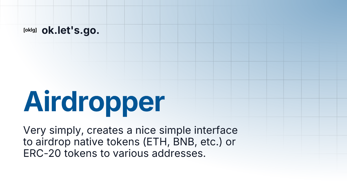 Airdropper | ok.let's.go.